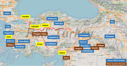 Touristic routes – Rail Turkey En
